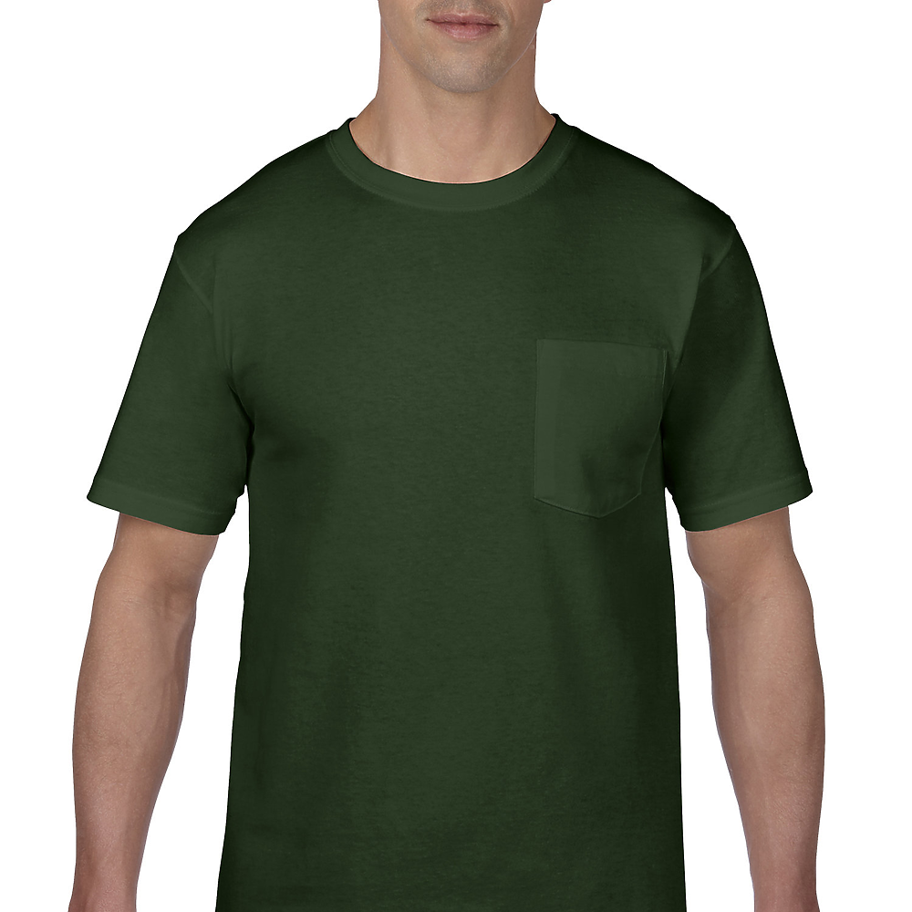 PVT LBL Adult 5.4 Ounce Midweight Pocket T-Shirt | ACC Website
